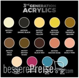 AK-Interactive AK11770 - Basilean Abbess - Wargame Starter Set - 14 Colors