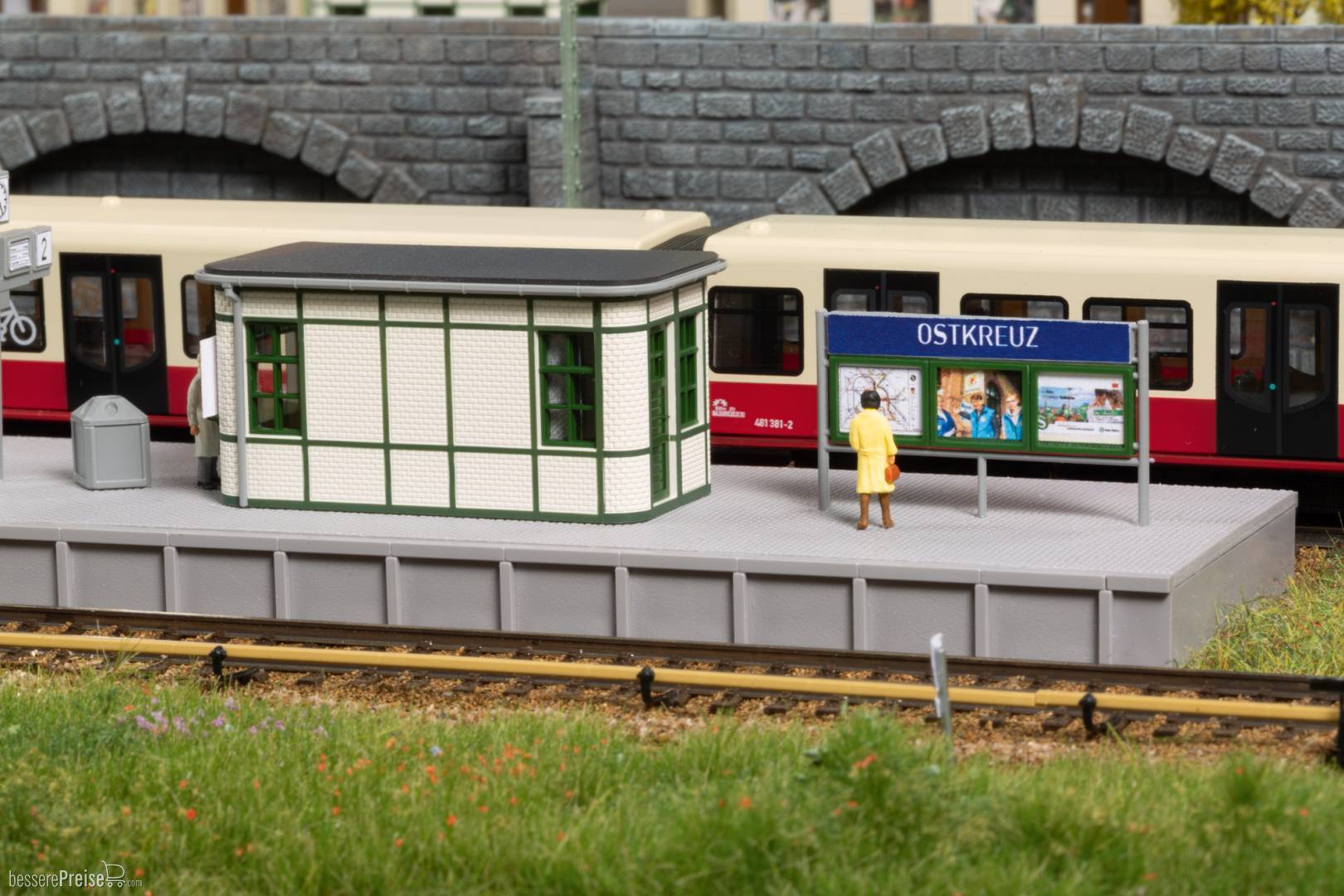 Auhagen 13356 - S-Bahn Bahnsteigausstattung