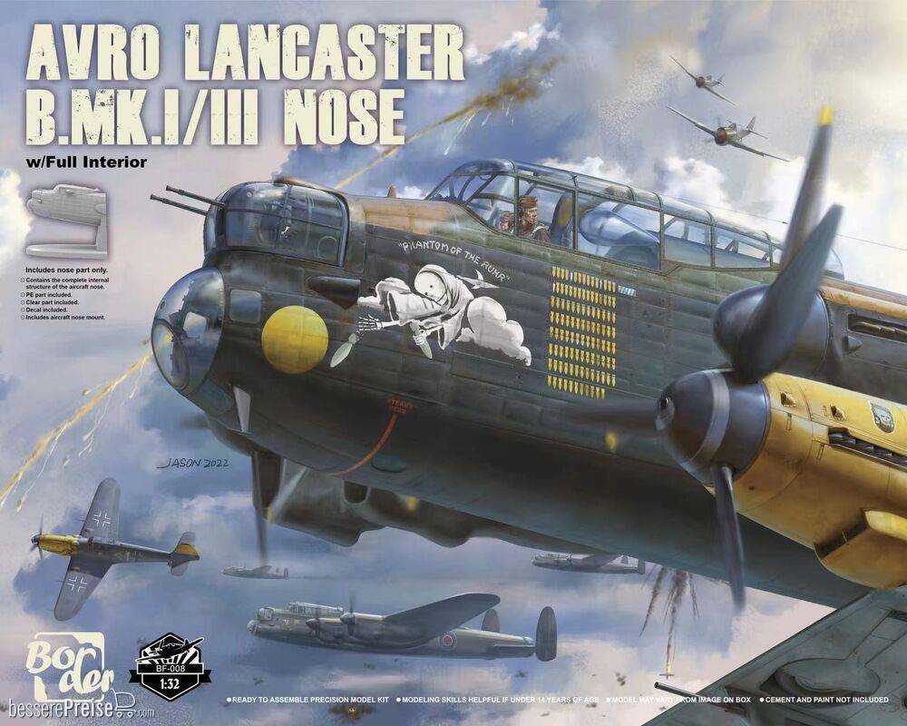 Border Model BF-008 - NOSE of Avro Lancaster B Mk.I-III w- Full Interior