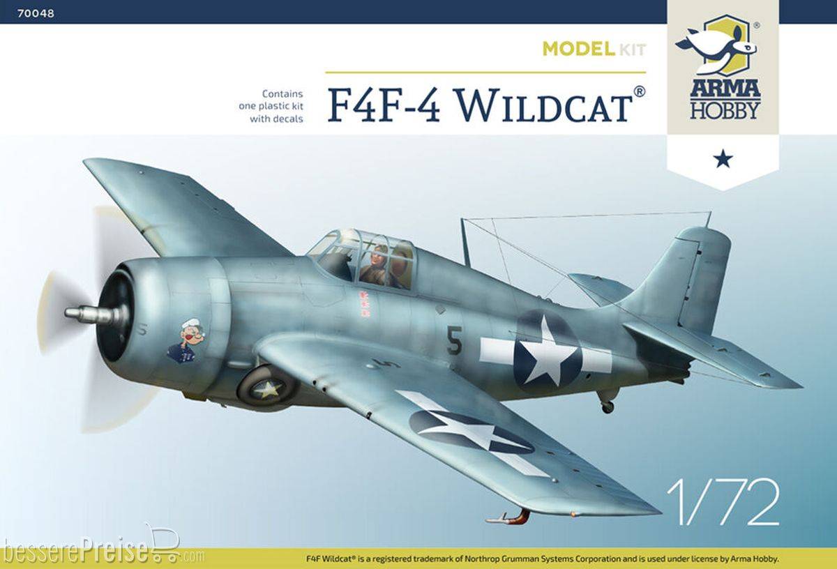 Arma Hobby 70048 - F4F-4 Wildcat® Model Kit