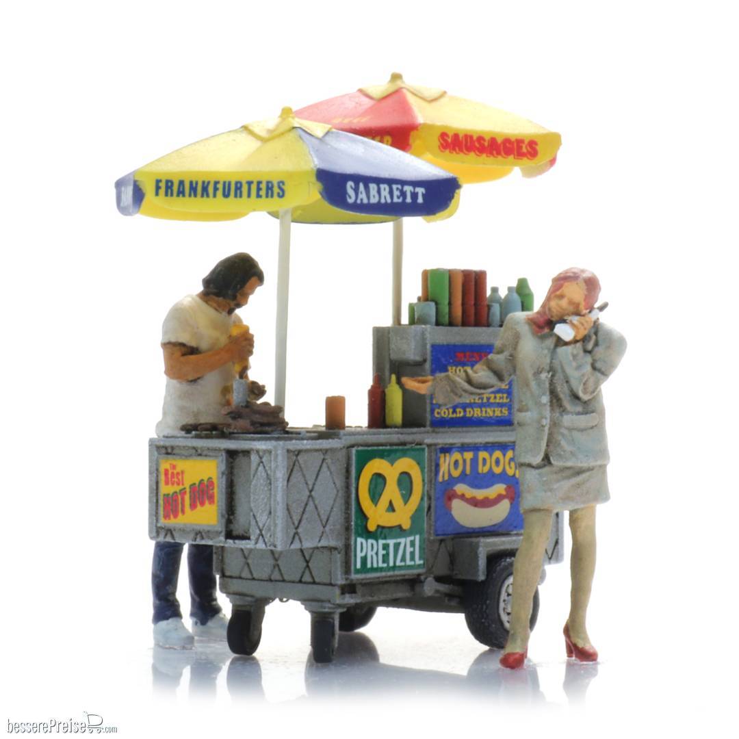 Artitec 387.625 - Hot Dog-Wagen mit zwei Figuren