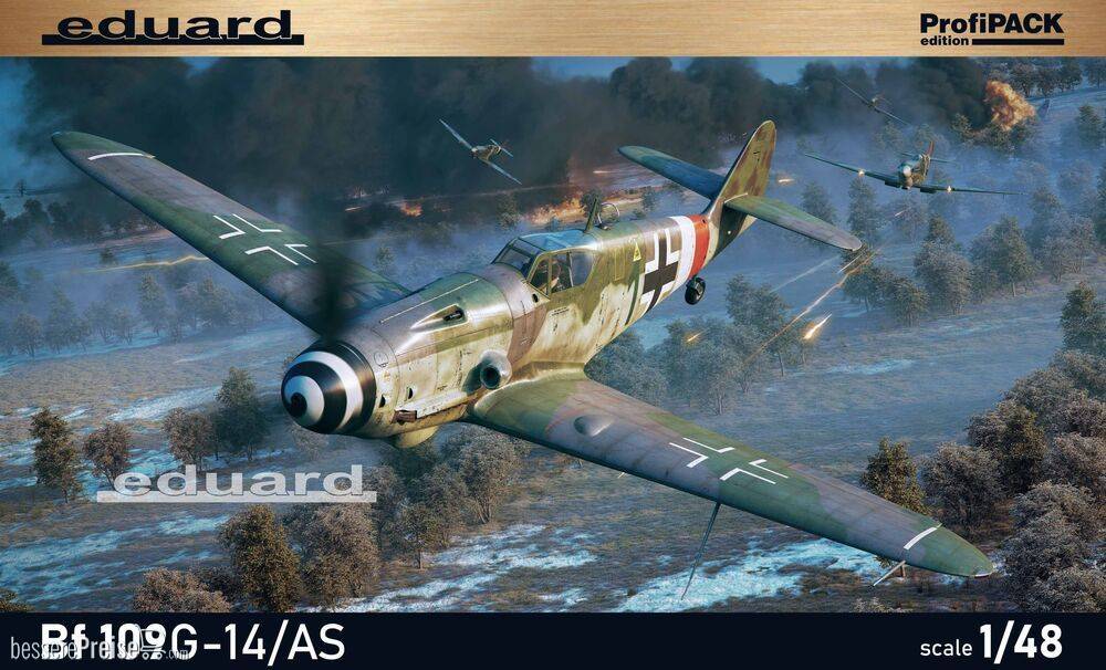 Eduard Plastic Kits 82162 - 1:48 Bf 109G-14-AS Profipack