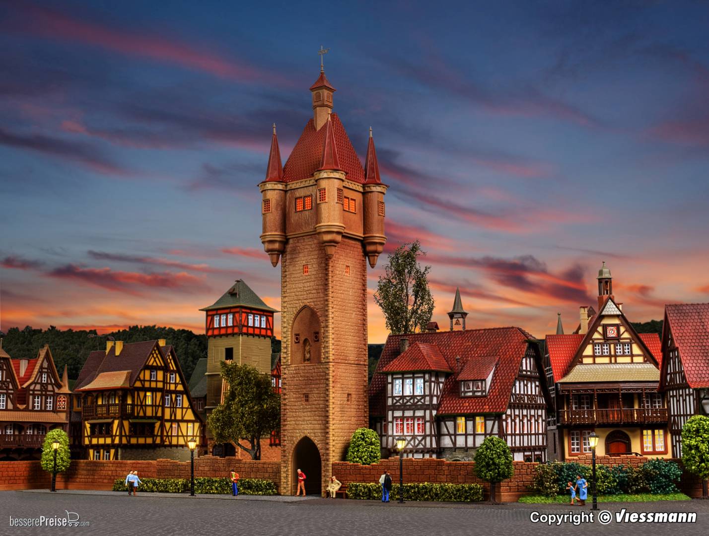 Vollmer 43900 - H0 Stadtturm Rothenburg