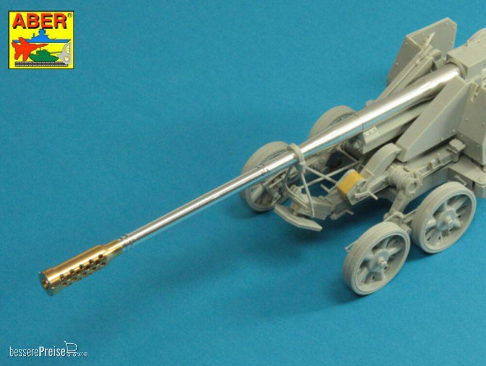 Aber Models 35 L-244 - Gun barrel for German Rheinmetall 12,8cm K44 L ...