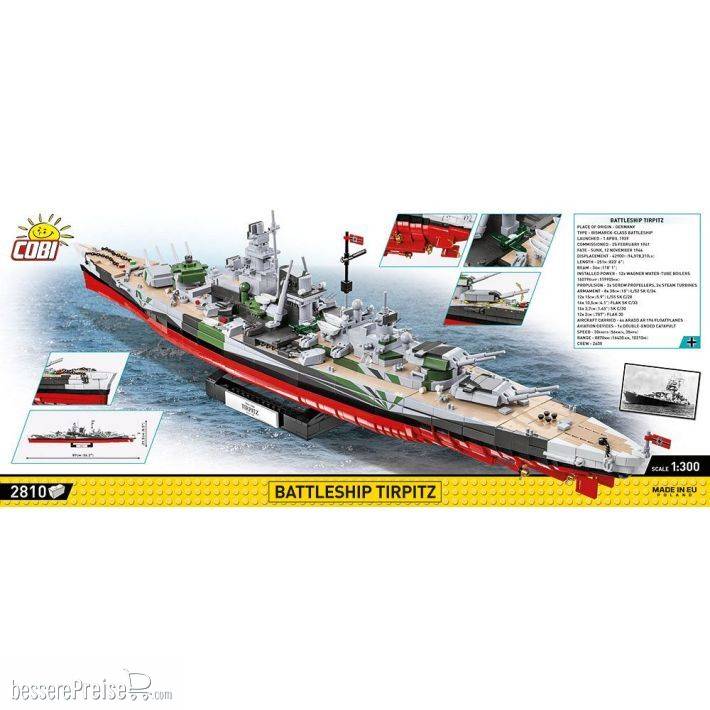 Cobi 4839 - Battleship Tirpitz