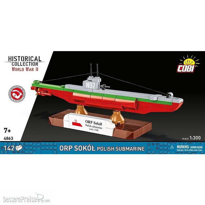 Cobi 4863 - ORP Sokó Polish Submarine