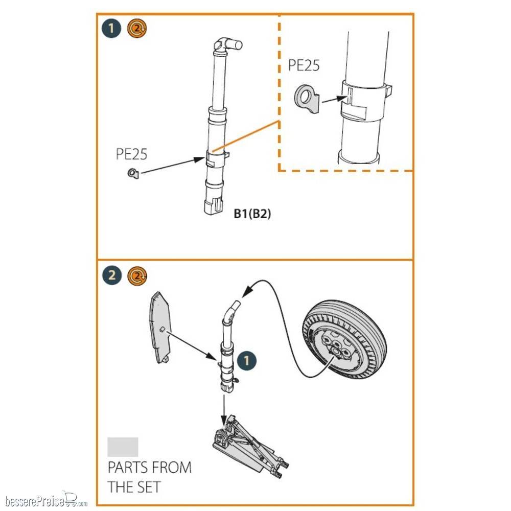 Clear Prop Accessories CPA48040 - XA2D-1, A2D-1 Skyshark main landing ...