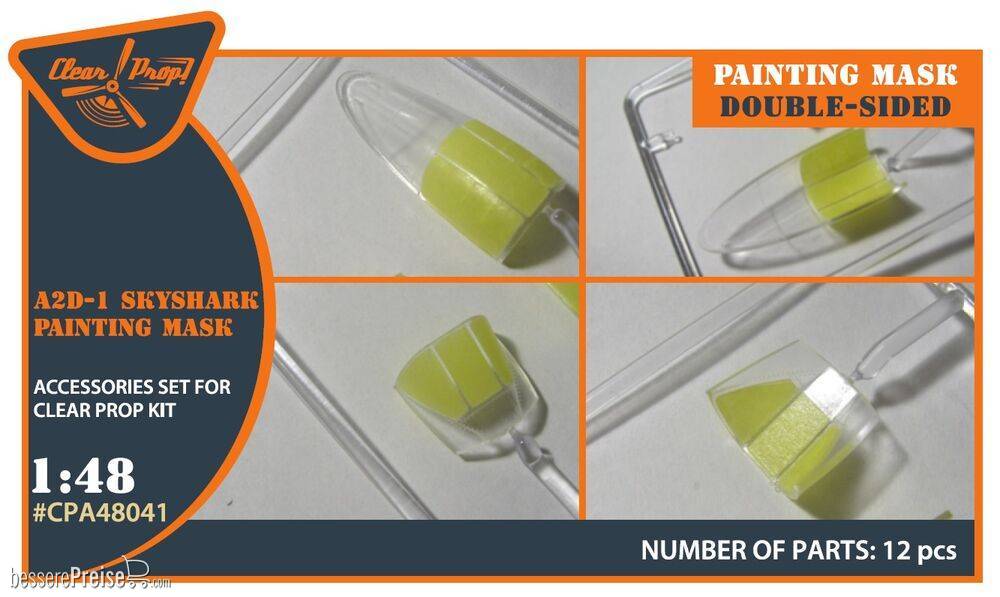 Clear Prop Accessories CPA48041 - A2D-1 Skyshark double-sided painting ...