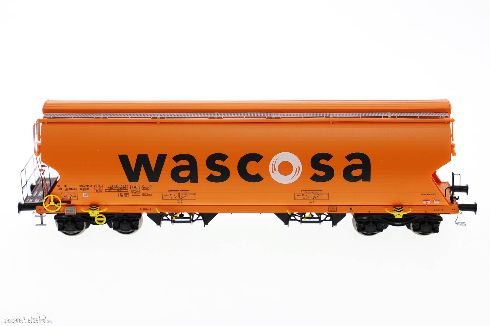 NME 509600 - Getreidewagen Tagnpps 95m³, orange, WASCOSA- Betriebsnr ...