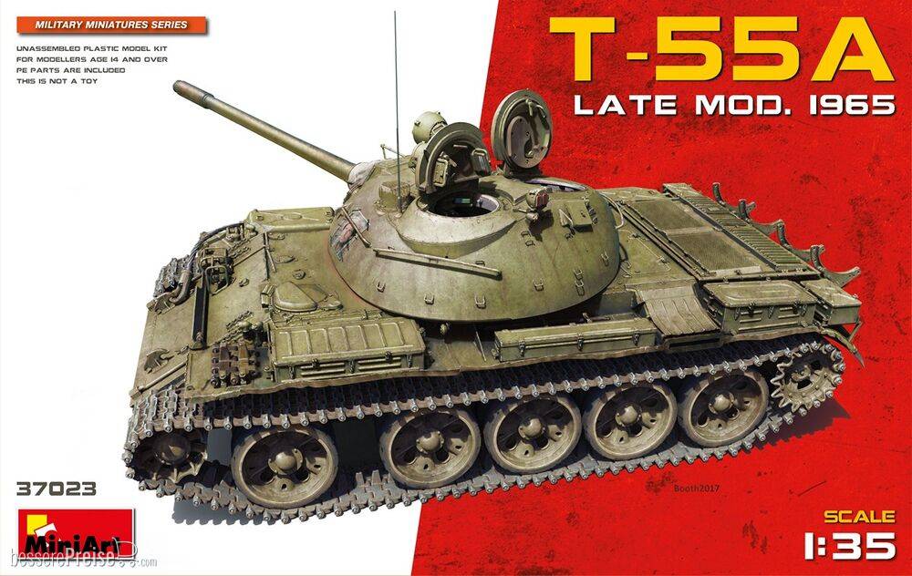 MiniArt 37023 - T-55A Late Mod. 1965