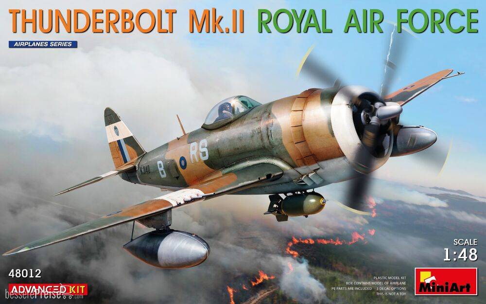 MiniArt 48012 - Thunderbolt Mk.II. Royal Air Force. Advanced Kit