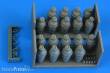 Aires 2293 - Gloster Meteor F.8-FR.9 combustion chambers for Revell